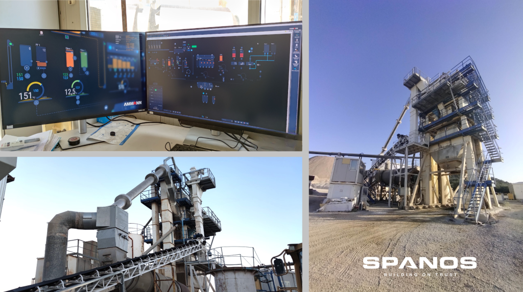 Ammann asphalt plant retrofit for CHRISTODOULAKIS S.A – Spanos Group